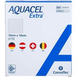 Avitamed Aquacel Extra 10x10 cm Verband 10 St
