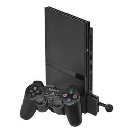 Sony PlayStation 2 Slim - HDD 4 GB - Schwarz
