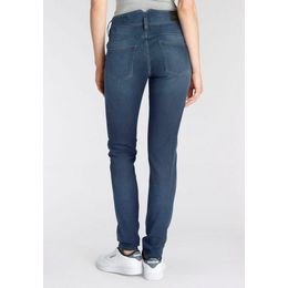 Herrlicher Slim-fit-Jeans PEARL SLIM REUSED Nachhaltige Premium-Qualität enthält recyceltes Material, blau