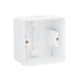 Niko-Servodan Splashproof surface-mounting box with two single flexible inputs for mounting one function white