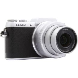 Hybridkamera - Panasonic Lumix G DMC-GF7 - Silber + Objektiv 12-32 mm