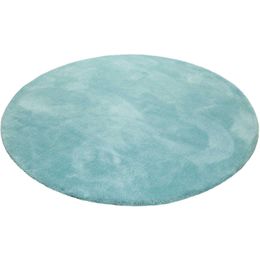 Hochflor-Teppich Relaxx, Esprit, rund, Höhe: 25 mm, Wohnzimmer, sehr große Farbauswahl, weicher dichter Hochflor, grün