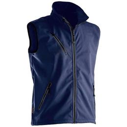 Jobman J7502-dunkelblau-XXXXL Softshell Weste Softshell Jacket Light Kleider-Größe: XXXXL Dunkelblau