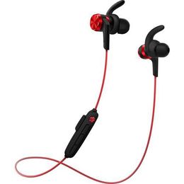 1more E1018 iBFree Sport Sport In Ear Kopfhörer Bluetooth® Rot Headset, Lautstärkeregelung, Schweißresistent, Wasserbeständig