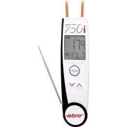 EBRO TLC 750i Infrarothermometer und Einstichthermometer (HACCP) Optik 2:1 -50 - +250 °C HACCP-konform, Kontaktmessung, Berührungslose IR-Messung, IP65