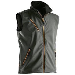 Jobman J7502-dunkelgrau-XXXL Softshell Weste Softshell Jacket Light Kleider-Größe: XXXL Dunkelgrau