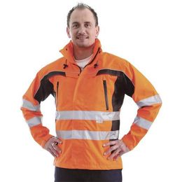 L+D ELDEE 40899-XXL Warnjacke Tambora leuchtorange/schwarz Kleider-Größe: XXL EN ISO 20471:2013, Klasse 3; EN 343:2003+A1:2007, Klasse 2/2