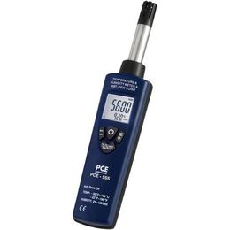 PCE Instruments PCE-555 Luftfeuchtemessgerät (Hygrometer) kalibriert (ISO) 0 % rF 100 % rF