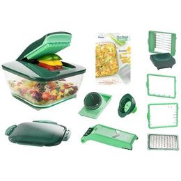 Nicer Dicer 27061 Chef, Set 15-tlg., grün