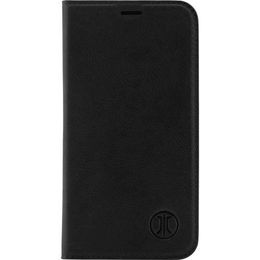 JT Berlin Tegel Booklet Apple iPhone 12, iPhone 12 Pro Schwarz Handy Flip Case, Standfunktion