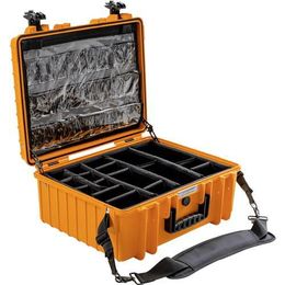 B&W International B & W International Outdoor Koffer outdoor.cases Typ 6000 32.6 l (B x H x T) 510 x 215 x 419 mm Orange 6000/O/MED