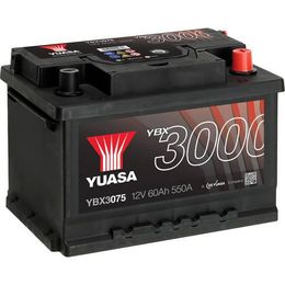 Yuasa SMF YBX3075 Autobatterie 60 Ah T1 Zellanlegung 0