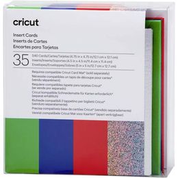 CRICUT Insert Cards Rainbow S40 Kartenset Rot, Blau, Grün