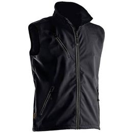 Jobman J7502-schwarz-XL Softshell Weste Softshell Jacket Light Kleider-Größe: XL Schwarz