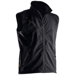 Jobman J7502-schwarz-XXXXL Softshell Weste Softshell Jacket Light Kleider-Größe: XXXXL Schwarz