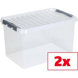 Helit Aufbewahrungsbox Sunware Q-line Transparent 72 l (B x H x T) 400 x 600 x 420 mm 2 St.