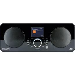 Schwaiger DAB650513 Internet Tischradio DAB+, Internet USB, Bluetooth®, WLAN, AUX, Internetradio Schwarz