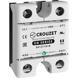 Crouzet Halbleiterrelais 84137181N 125 A Schaltspannung (max.): 660 V/AC Nullspannungsschaltend 1 St.
