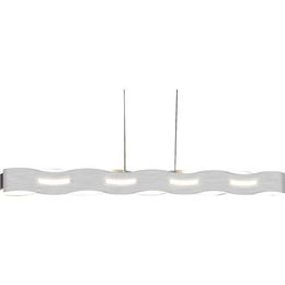 ECO-Light LED-WAVE-S-NIK LED-WAVE-S-NIK LED-Pendelleuchte LED 35 W Nickel (matt), Chrom