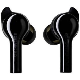 BOOMPODS Bassline GO In Ear Kopfhörer Bluetooth® Schwarz Headset, Lautstärkeregelung, Schweißresistent, Touch-Steuerung