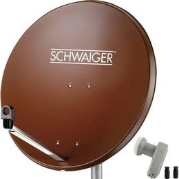 Schwaiger SPI9962SET2 SAT-Anlage ohne Receiver Teilnehmer-Anzahl: 2 80 cm