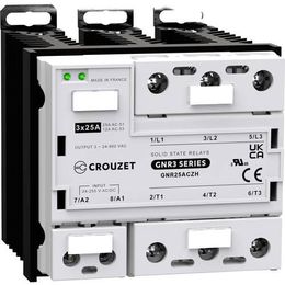 Crouzet Halbleiterrelais GNR25ACZH 25 A Schaltspannung (max.): 660 V/AC Spezieller Nulldurchgang 1 St.