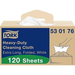 Tork Extra-Starke Reinigungstücher Weiß W7, Einzeltuchentnahme, 1 × 120 Tücher 530176 Anzahl: 120 St.