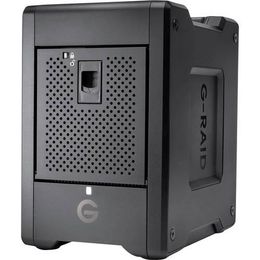 SANDISK PROFESSIONAL G-Raid Shuttle 4 48 TB Externe Festplatte 8.9 cm (3.5 Zoll) USB 3.2 Gen 2 (USB 3.1), Thunderbolt 3 Schwarz SDPH34H-048T-MBAAB