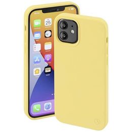 Hama MagCase Finest Feel PRO Cover Apple iPhone 12, iPhone 12 Pro Gelb MagSafe kompatibel