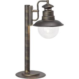 Brilliant 46984/86 Artu Außenstandleuchte Glühlampe E27 60 W Schwarz, Gold