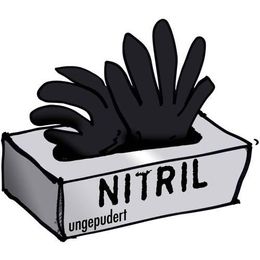 NO NAME 14680 100 St. Nitril Einweghandschuh Größe (Handschuhe): 10, XL