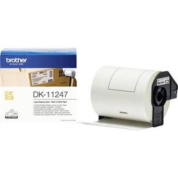 Brother DK-11247 Etiketten Rolle 103 x 164 mm Papier Weiß 180 St. Permanent haftend DK11247 Versand-Etiketten, Universal-Etiketten