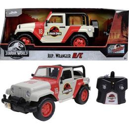 Jadatoys JADA TOYS 253256000 Jurassic Park RC Jeep Wrangler 1:16 RC Modellauto Elektro Geländewagen