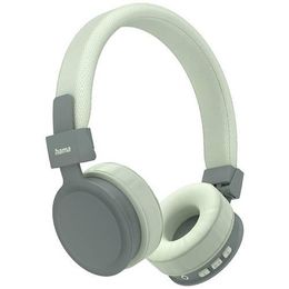 Hama Freedom Lit On Ear Headset Bluetooth® Stereo Grün Faltbar, Headset, Lautstärkeregelung