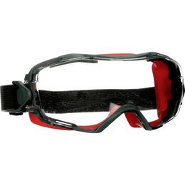 3M GG6001SGAF-RED Vollsichtbrille mit Antibeschlag-Schutz, mit Antikratz-Schutz Rot DIN EN 166, DIN EN 170