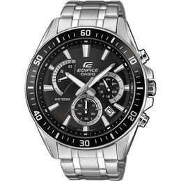 Casio Chronograph Armbanduhr EFR-552D-1AVUEF (L x B x H) 53 x 47 x 12.3 mm Silber Gehäusematerial=Edelstahl Material (Armband)=Edelstahl