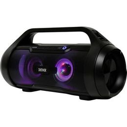 Denver BTG-615 Bluetooth® Lautsprecher USB, AUX, spritzwassergeschützt Schwarz