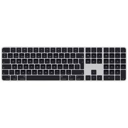 Apple Magic Keyboard Touch ID Num Key Bluetooth® Tastatur Schwarz UK-Englisch, QWERTY