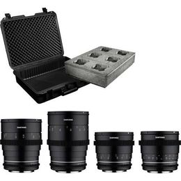 Samyang MF 24/35/50/85 MK2 VDSLR Koffer 23031 Objektiv-Set