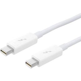 Apple Thunderbolt Anschlusskabel Thunderbolt Stecker, Thunderbolt Stecker 0.50 m Weiß MD862ZM/A Thunderbolt™-Kabel