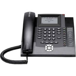 Auerswald COMfortel 1200 Systemtelefon, ISDN Freisprechen Beleuchtetes Display Schwarz