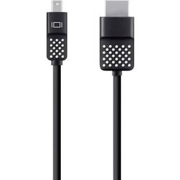 Belkin Mini-DisplayPort / HDMI Adapterkabel Mini DisplayPort Stecker, HDMI-A Stecker 1.80 m Schwarz F2CD080bt06 DisplayPort-Kabel