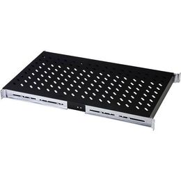 Digitus DN-19 TRAY-2-1000SW 19 Zoll Netzwerkschrank-Geräteboden 1 HE Ausziehbar Geeignet für Schranktiefe: 1000 mm Schwarz