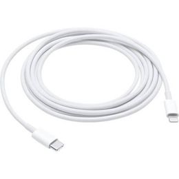 Apple iPad/iPhone/iPod Anschlusskabel [1x USB-C® Stecker - 1x Apple Lightning-Stecker] 2.00 m Weiß