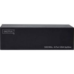 Digitus DS-42110 4 Port VGA-Splitter 2048 x 1536 Pixel Schwarz