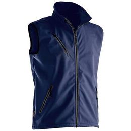 Jobman J7502-dunkelblau-XXXL Softshell Weste Softshell Jacket Light Kleider-Größe: XXXL Dunkelblau