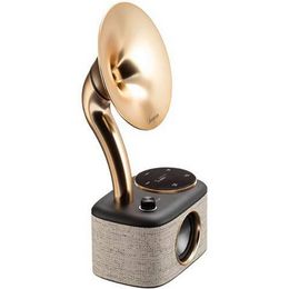 Sangean CP-100D Gramophone Tischradio DAB+, UKW AUX, Bluetooth®, USB Touchscreen, wiederaufladbar Beige