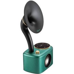 Sangean CP-100D Gramophone Tischradio DAB+, UKW AUX, Bluetooth®, USB Touchscreen, wiederaufladbar Türkis