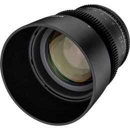 Samyang MF 85 mm T1,5 VDSLR MK2 Fuji X 23023 Tele-Objektiv f/1.5 - 22 85 mm (max)