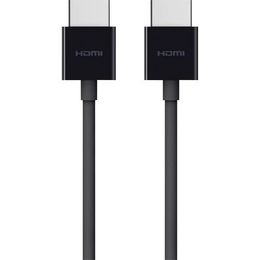 Belkin HDMI Anschlusskabel HDMI-A Stecker, HDMI-A Stecker 2.00 m Schwarz AV10168bt2M-BLK Ultra HD (4k) HDMI HDMI-Kabel